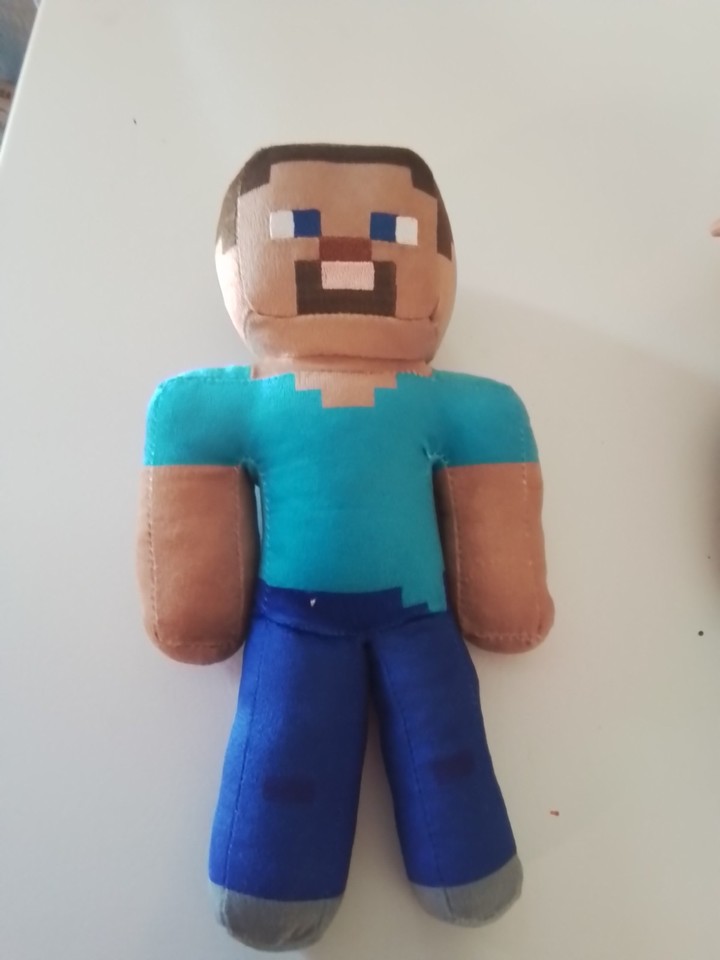 3 minecraft Stuffy's,piglin,Enderman,steve | eBay