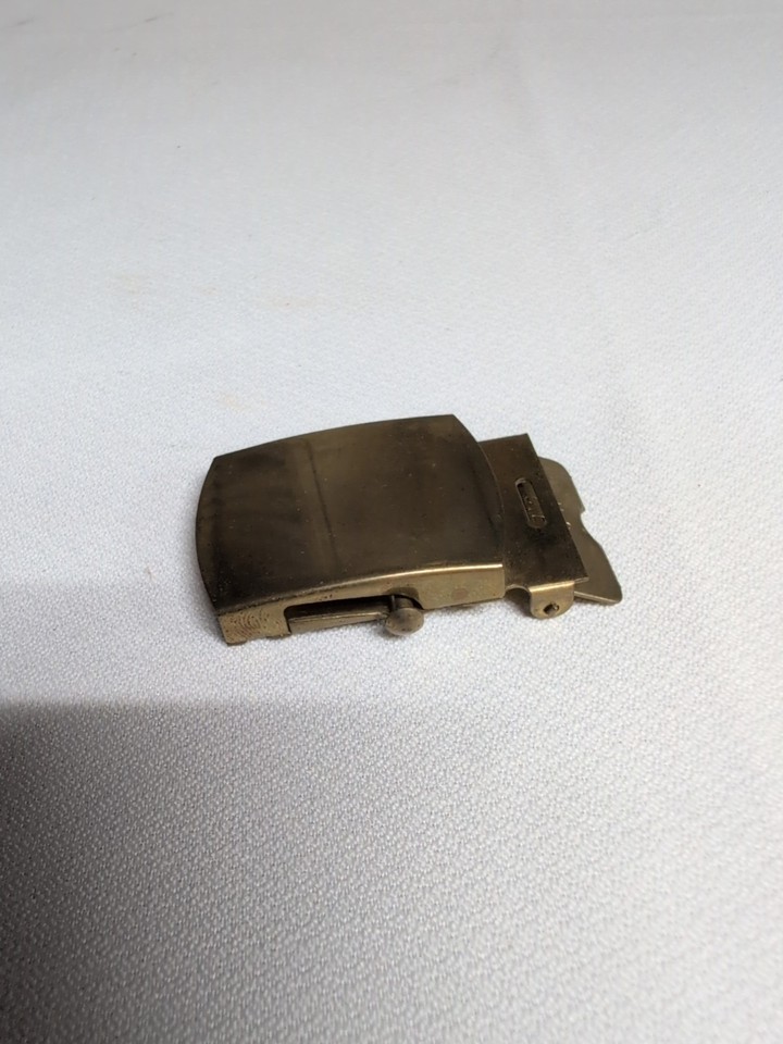 Vintage US Military Slide Belt Buckle Solid Brass, Made in USA | eBay