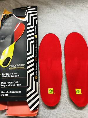 Implus Spenco PolySorb Walker/Runner Shoe Insoles Size 2 (W 7-8.5/ M 6 ...