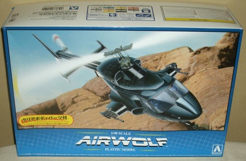 Airwolf 1/48 Plastic Model kit Limited Edition with Clear body parts ...