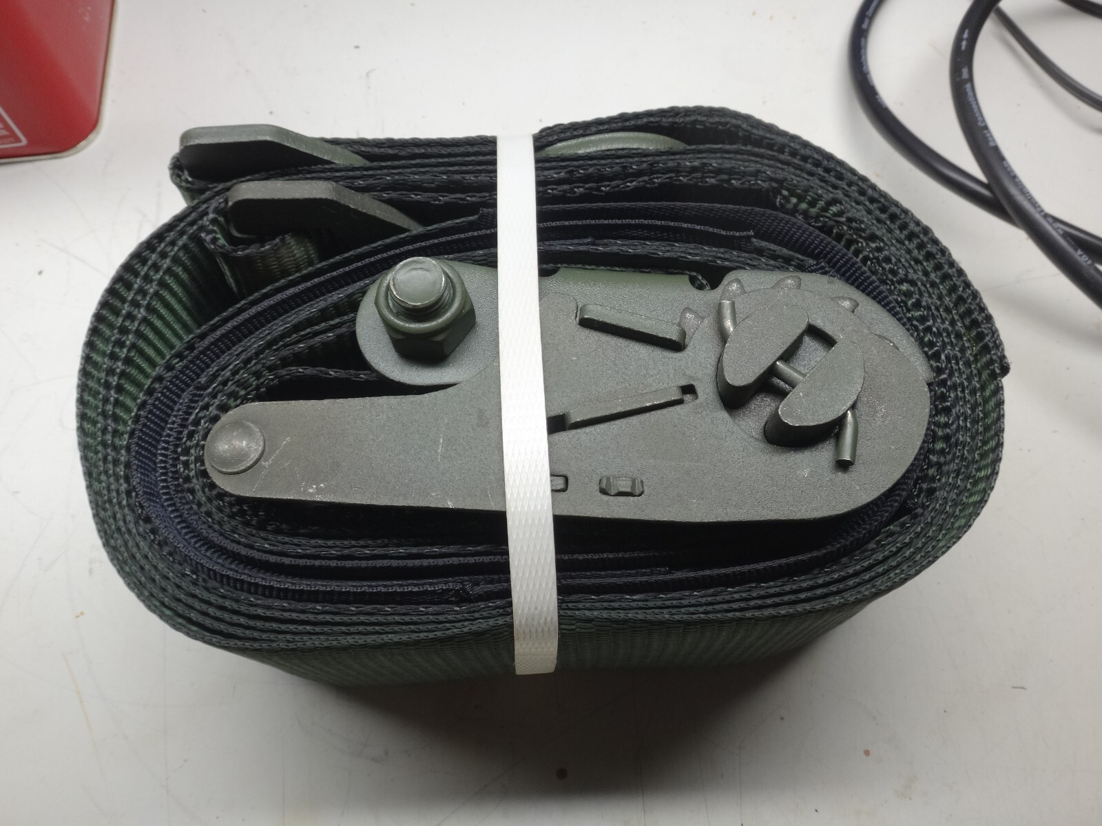 QTY 2 Ratchet Strap Tie Down Cargo 3" x 21 Feet 5000lb, NSN 5340-01-504 ...
