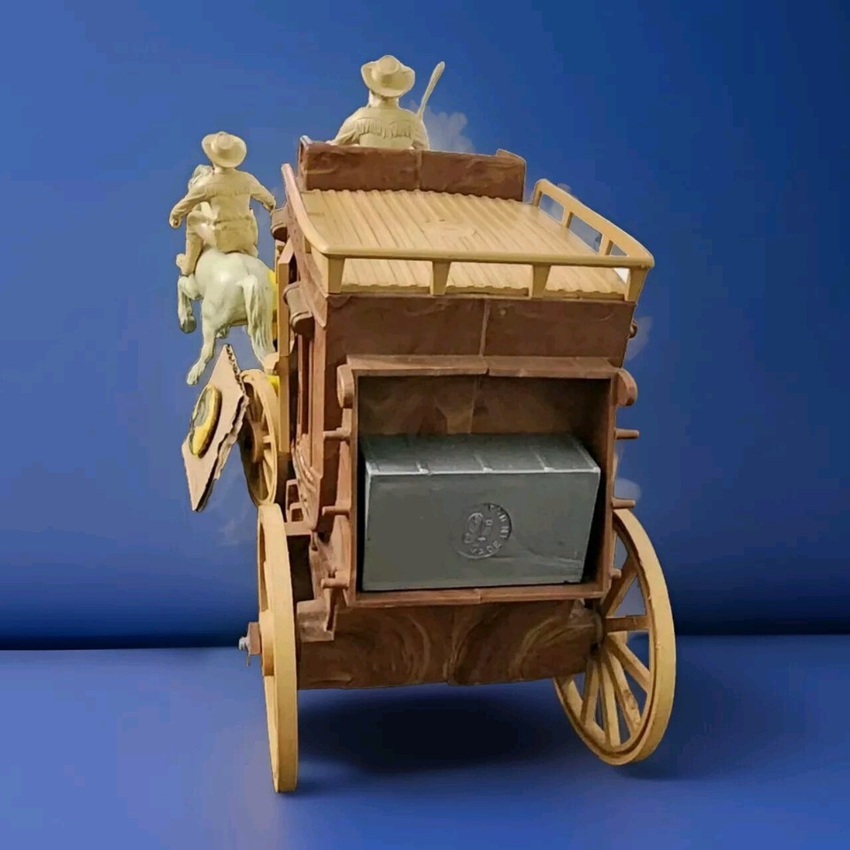 Vintage IDEAL Roy Rogers FIX-IT Stagecoach Wagon, Horses & Cowboy ...