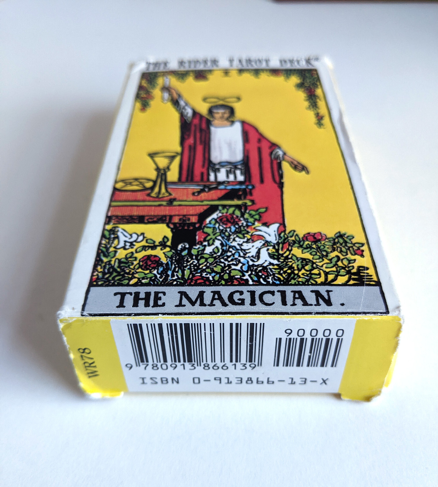 VINTAGE RYDER TAROT DECK CARD SET By PAMELA COLMAN SMITH & 2pc's Wooden ...