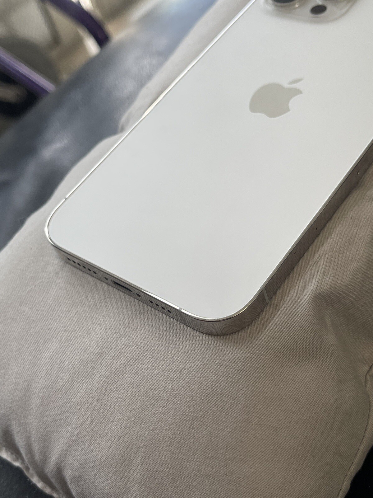 Pristine White & Silver IPhone 12 Pro Max 256GB- Preowned Gently Used ...