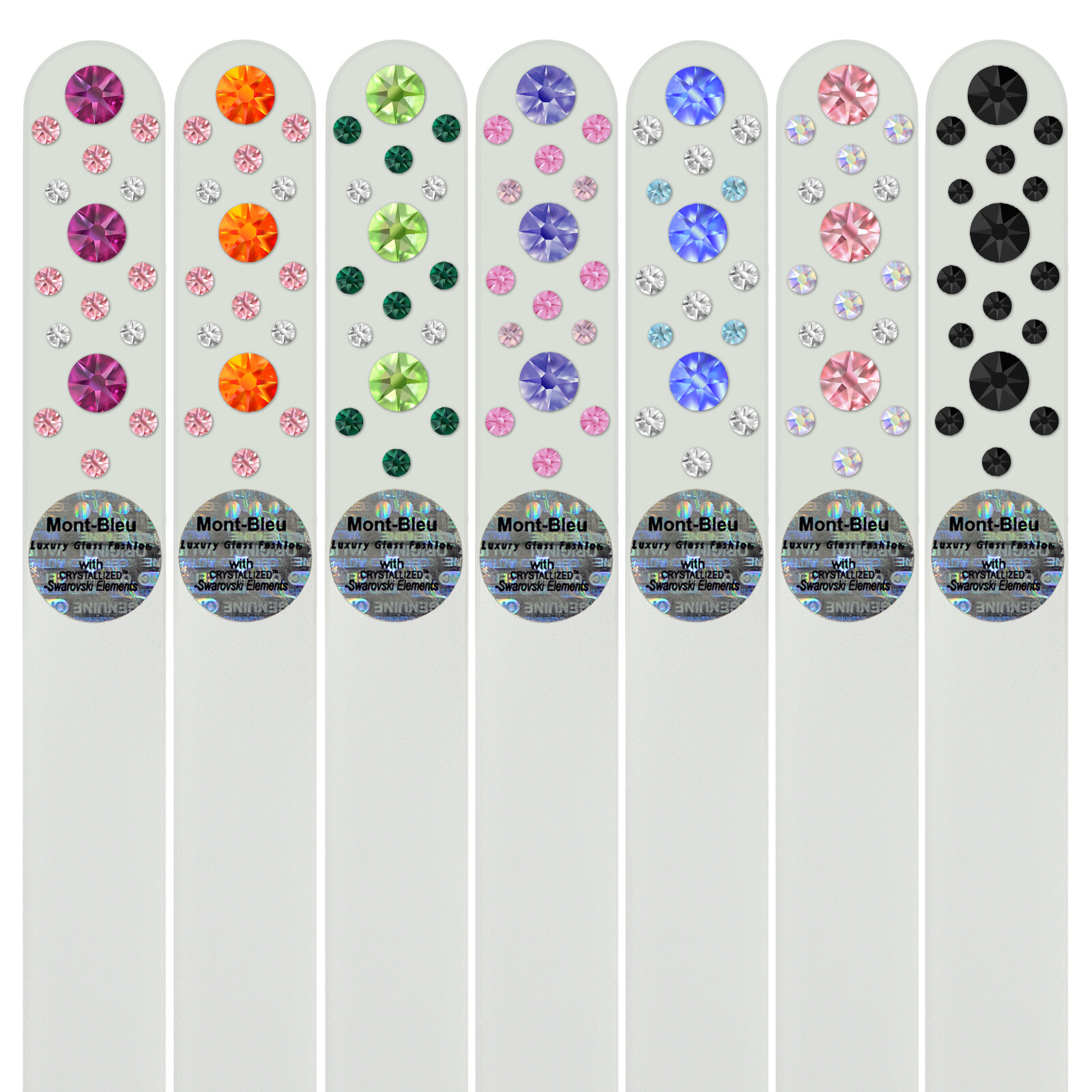 Nile File - Set of 7 Glass Nail Files - Crystal Nail Files - Best Gift ...