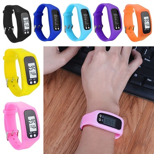 Fitness Sport Watch Wrist Pedometer Smart Step Count Activity Tracker ...