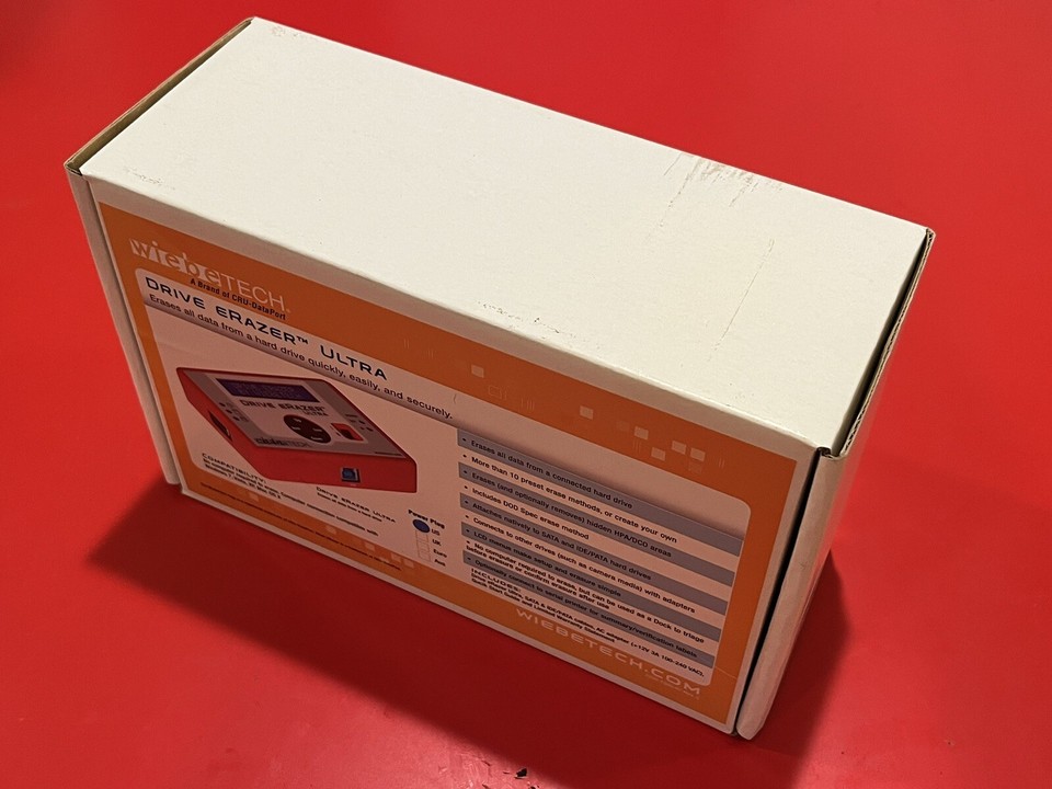 Hard Drive Eraser Wiebetech Drive eRazer Ultra from CRU-DataPort BRAND ...