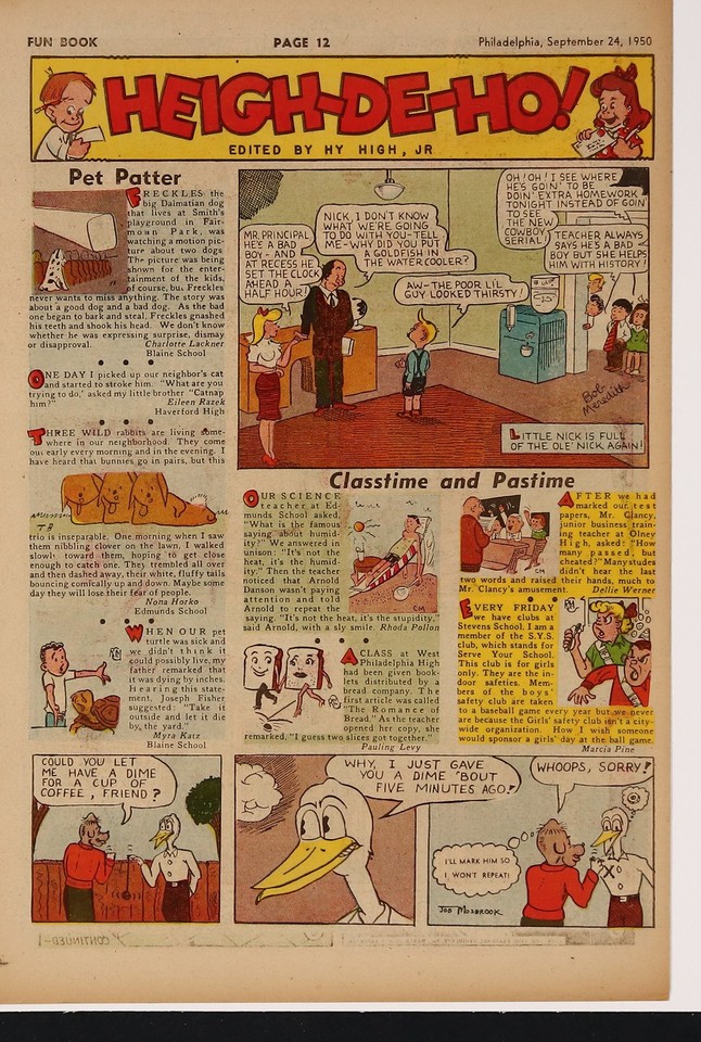 Spirit Weekly Newspaper Comic Tabloid Edition Sep 24 1950 FN- 5.5 | eBay