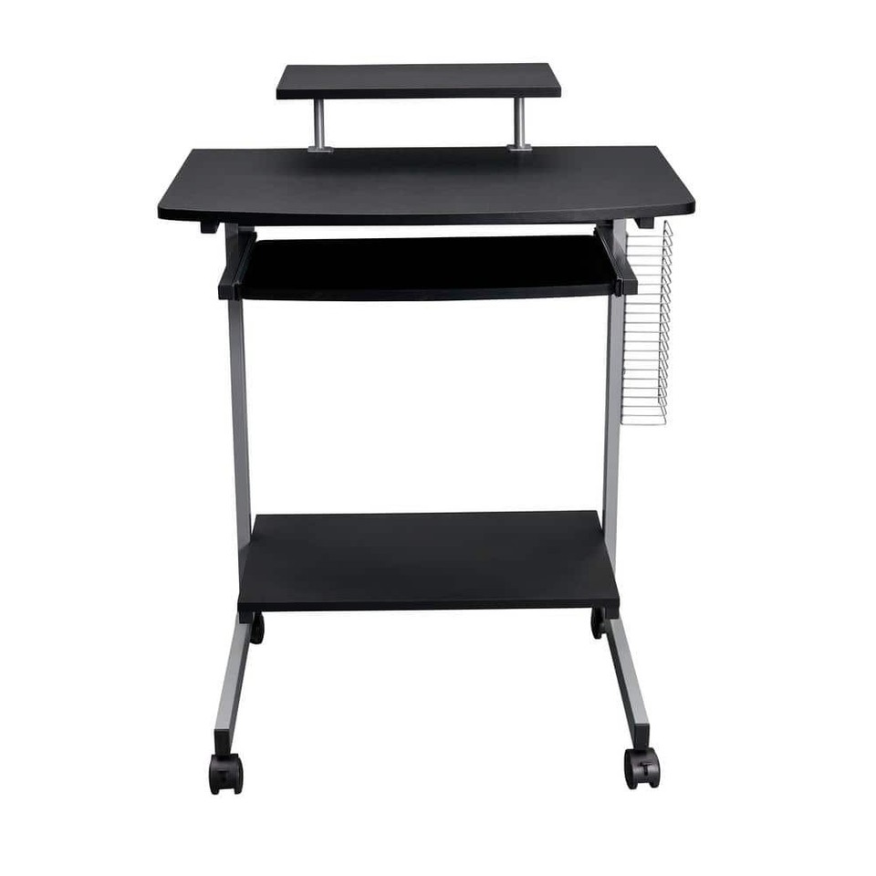 Techni Mobili Computer Cart Storage Adjustable Shelf Media Racks ...
