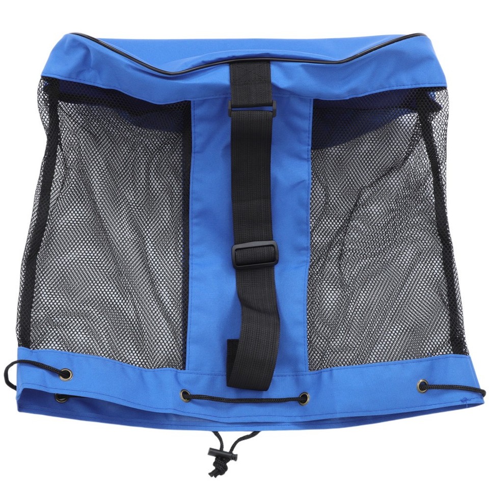 Large Mesh Ball Bag: Lightweight Drawstring Sack Adjustable Shoulder ...