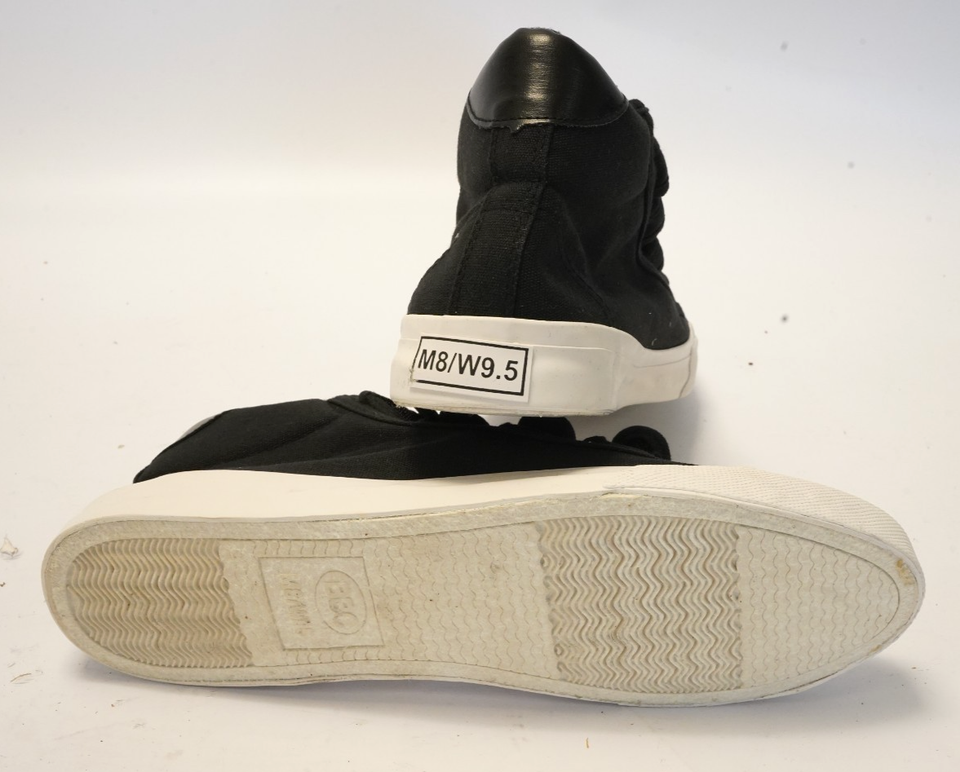 Bob Barker High Top Gripper canvas Black Sneakers Size 7 Men Prison ...