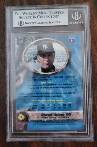 1994 Bowman's Best Derek Jeter #B2 Blue BGS 7 | eBay