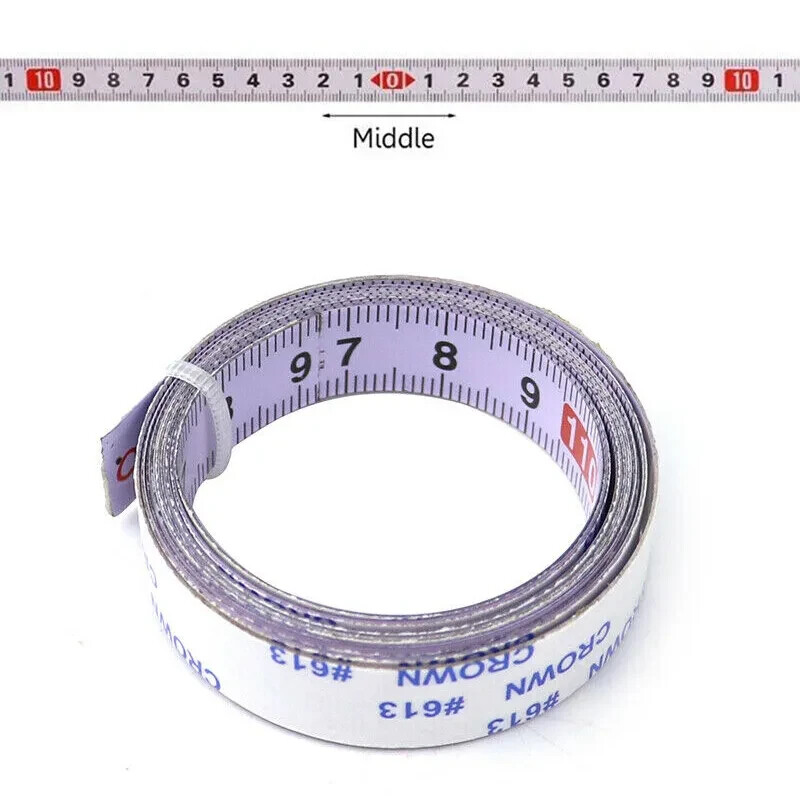 Stainless Steel Miter Track Tape Measure Self Adhesive Stick Ruler ...