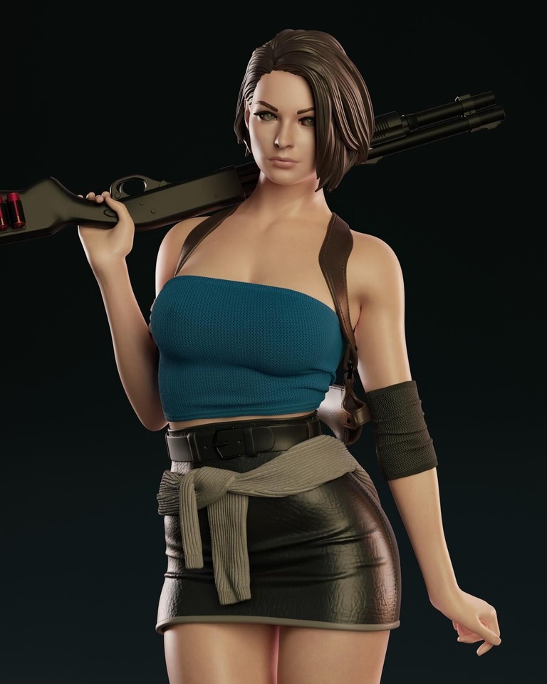 Jill Valentine, Resin Model Kit Painted 3d Printed GK Statue Figure | eBay