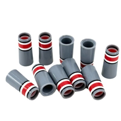10pcs Grey/Red/White Tip .355 Golf Ferrules For Wedge Shaft Club 9.1*30 ...