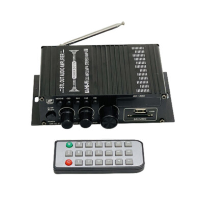 Ak380 Bluetooth U Disk/Memory Card/Radio 35W*2 Multimedia Car Amplifier ...