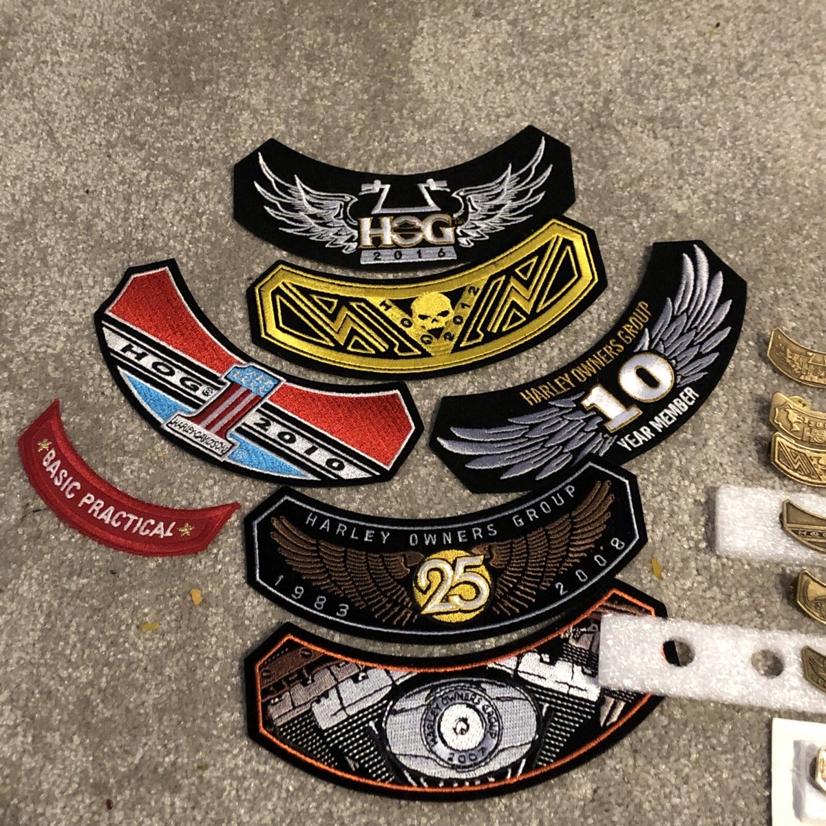 Harley Owners Group Patches