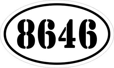 8646 Oval Bumper Sticker Decal ANTI BIDEN TRUMP FJB F**K JOE | eBay