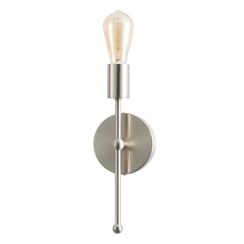 MERRA 12.8 x 4.72 in. Brushed Nickel Modern Wall Sconce Hallway ...