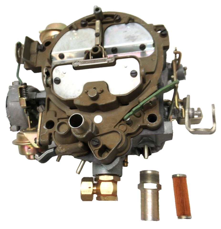 Rochester Quadrajet 4bbl Carburetor Fuel Banjo Inlet Fitting Adapter ...