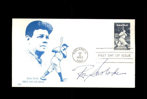Ron Swoboda Signed 1983 FDC Babe Ruth Cache New York Yankees Autograph ...
