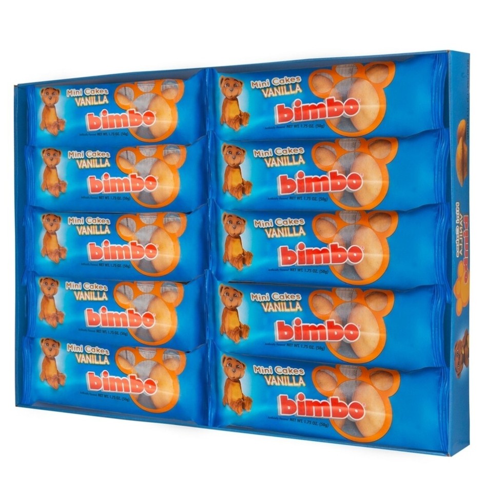 MINI BIMBO CAKES VANILLA CAKES FAMILY PACK 10 PKS 1.75oz. | eBay