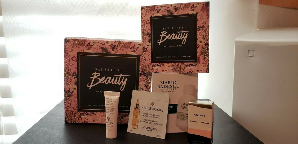 SAKS FIFTH AVE SAKSFIRST BEAUTY MAGNETIC BOX 1 2 3 NEW | eBay