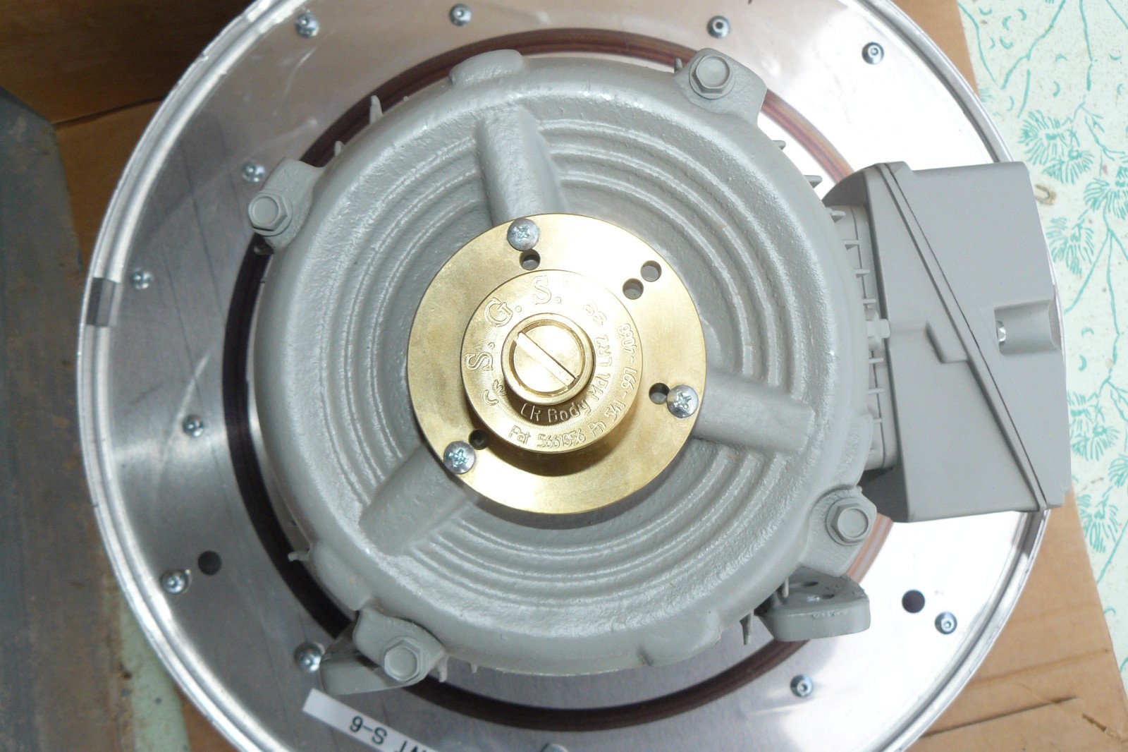 SIEMENS GP100A 2HP MOTOR 460V/60HZ/1740RPM 400V/50HZ/1445RPM W/ BLOWER ...