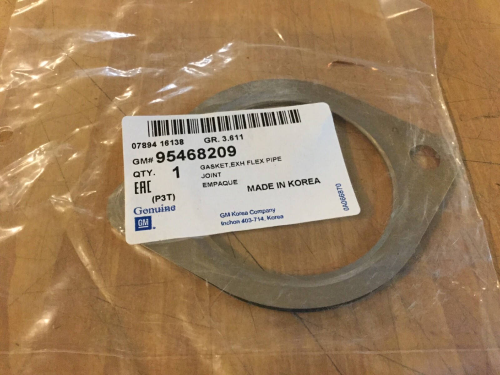 GM OEM Exhaust-Front Pipe Gasket 95468209 | eBay