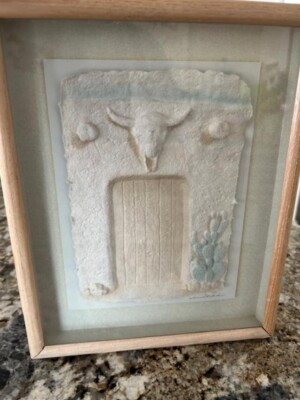 Wesley Wess Smith Airbrushed 3D Cast Paper Southwest Sculpture Matte ...