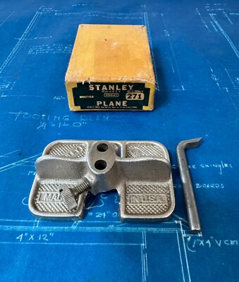 VINTAGE STANLEY ROUTER PLANE NO. 271 TOOL BOX | eBay