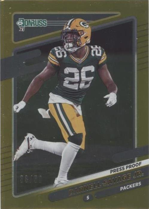 2021 Panini Donruss - Darnell Savage Jr. #161 Press Proof Gold /50 for ...