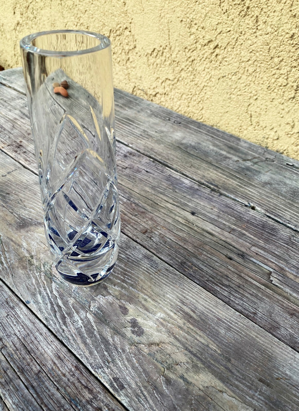 ROGASKA FINE DIAMOND CUT CRYSTAL VASE, SLOVENIA, KATHY IRELAND ...