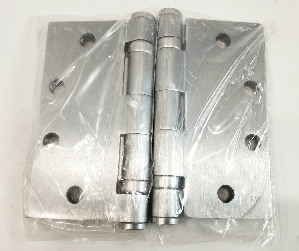6ps McKinney MacPro MPB79 NRP 4-1/2x4-1/2 26D Satin Chrome Ball Bearing ...