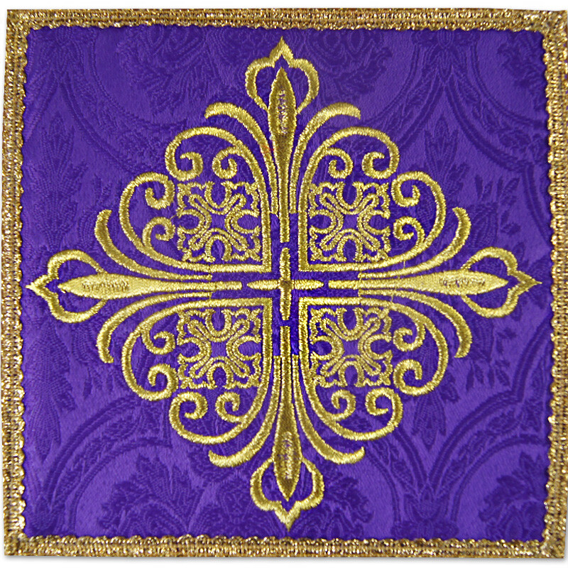 Chalice Pall, purple, Golden embroidery | eBay