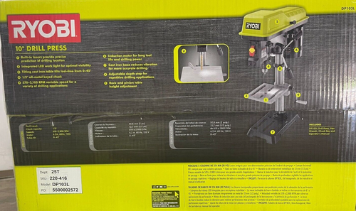Ryobi DP103L Corded Drill Press for sale online | eBay