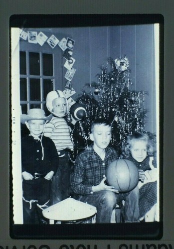 1959 Christmas Morning Children With Presents 35mm Slide 1991 ...