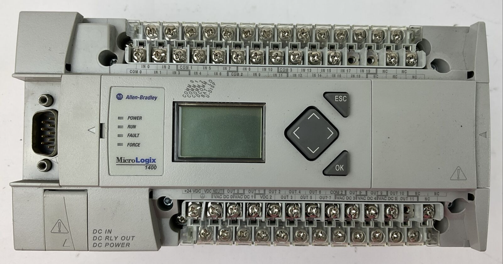 ALLEN BRADLEY 1766-L32BXB SER B FW 16 MICROLOGIX 1400 32 POINT ...