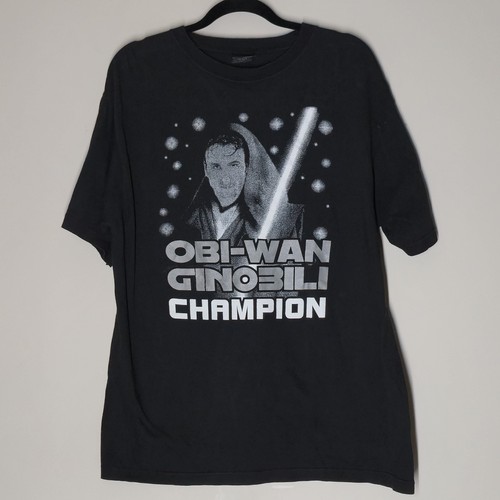 Vintage Obi-Wan Ginobili Shirt Size L Manu Ginobili San Antonio Spurs ...