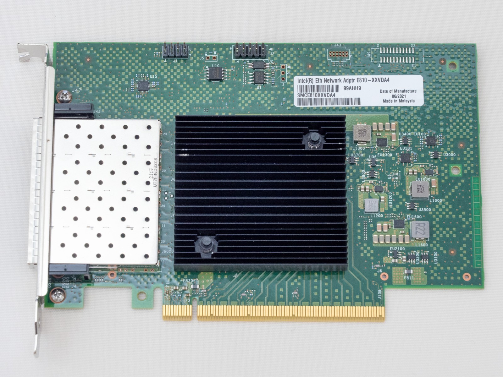 Intel E810-XXVDA4 Quad Port 10/25GbE PCIe 4.0 SFP28 NIC Adapter Card | eBay