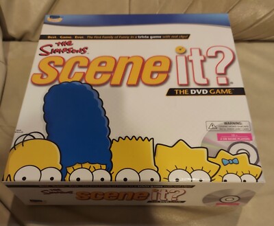 The Simpsons Scene It The DVD Board Game 2009 Mattel - Open box | eBay