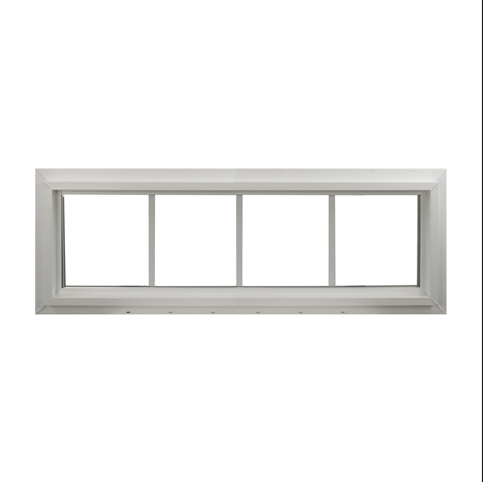 Double Pane Transom Window 48" x 12", Florida Approve Vinyl Argon Gas ...
