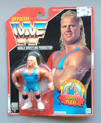 wwf ljn hasbro wrestling superstars series 8 red card mr. perfect ...