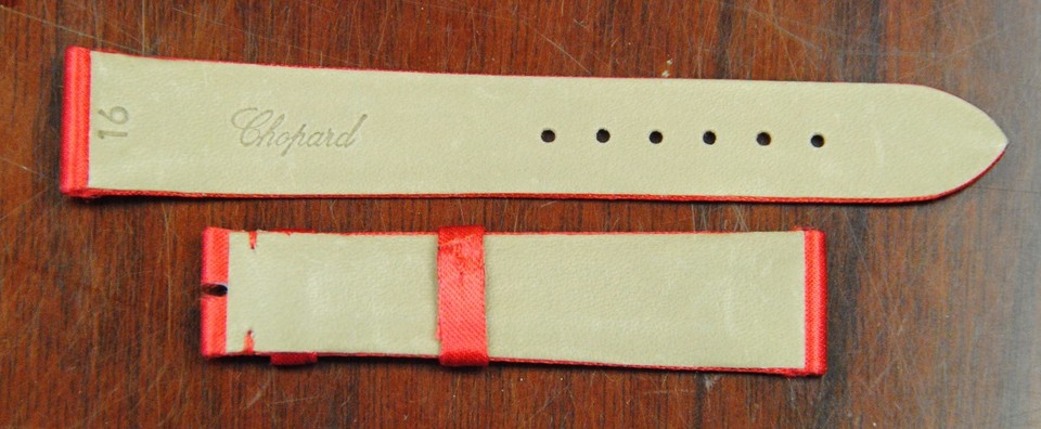 Chopard Factory Original Red Fabric Strap 16x14mm | eBay
