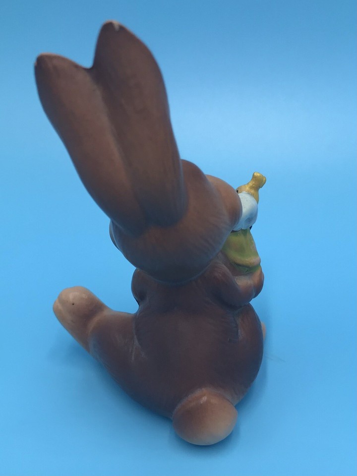 Josef Original Rabbit with Cabbage and Snail Figurine Anthropomorphic ...