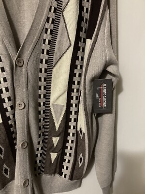 Alberto Cardinali Men’s Buttoned Front Sweater | eBay