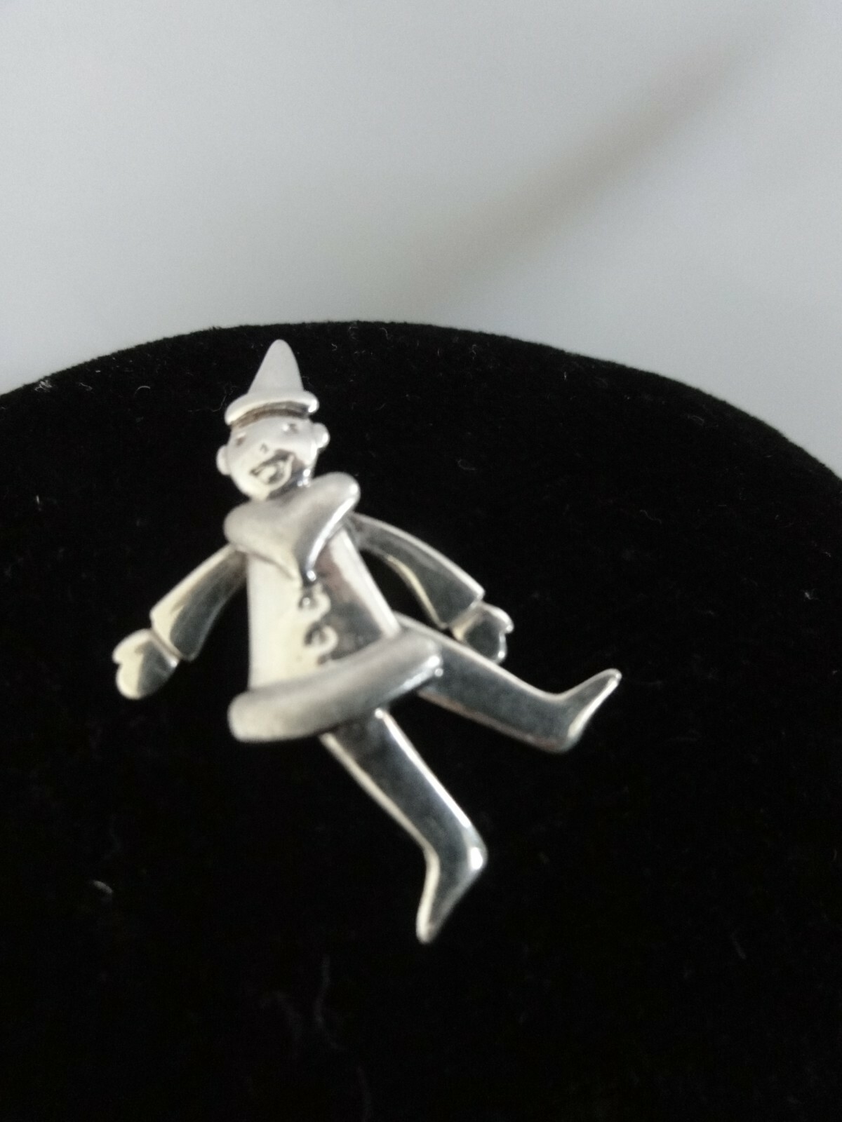 Antique Articulated Pierrot 925 Sterling Silver MP De… - Gem