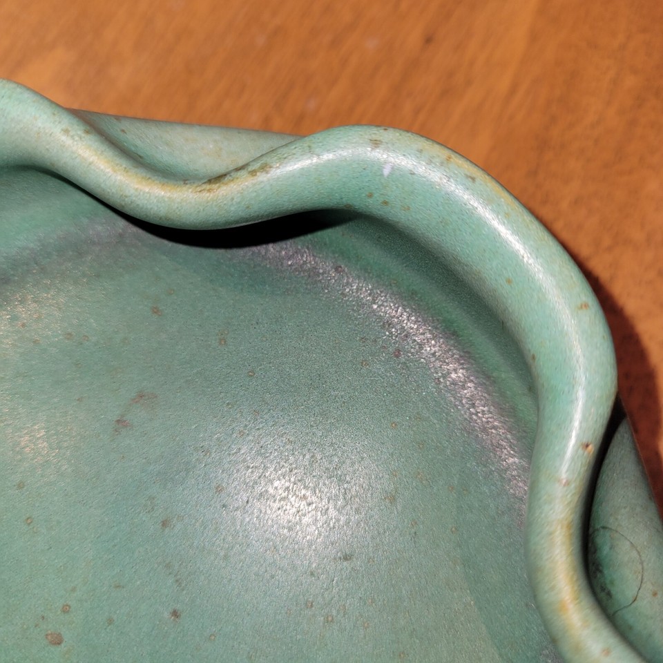 TECO Pottery Classic Antique Vase, Shape 275, W.D. Gates, Matte Green ...