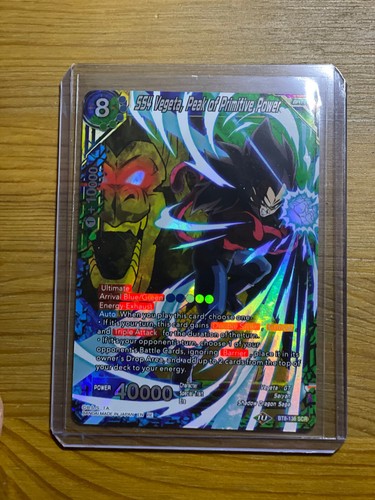 PACK FRESH S4 Vegeta, Peak of Primitive Power Mythic Booster. Ready for ...