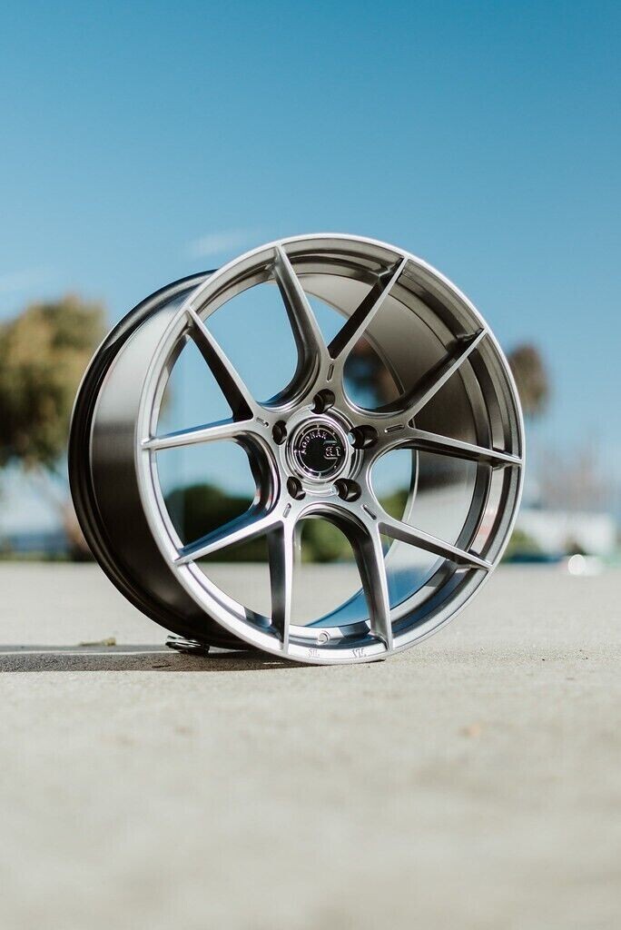 18" Aodhan AH11 Wheels 18x8.5 +35 5x112 Hyper Black Rims (Set of 4) | eBay